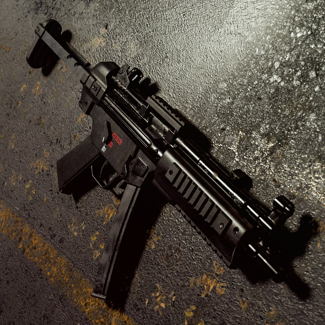 3D SMG Model - TurboSquid 1792338