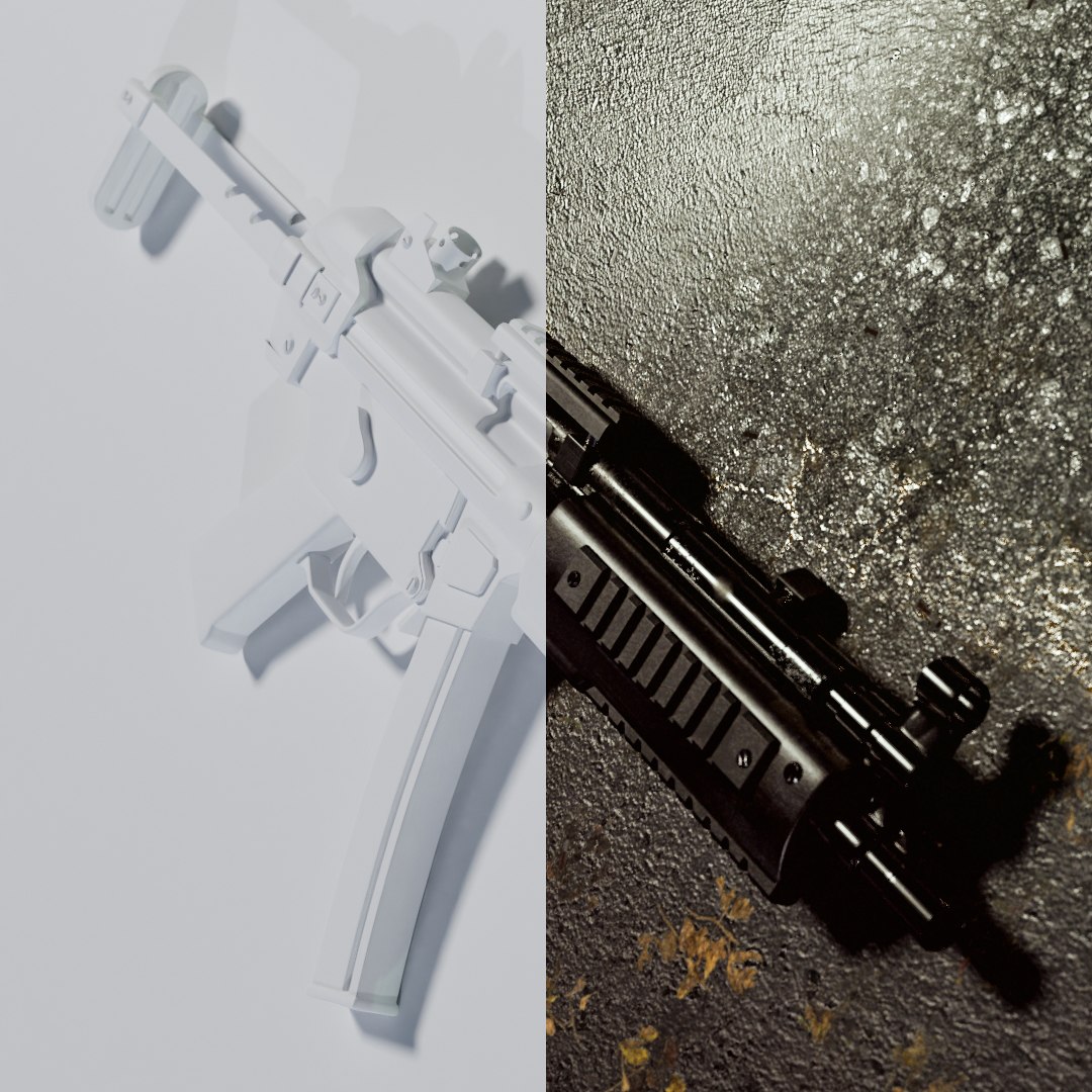 3D SMG Model - TurboSquid 1792338