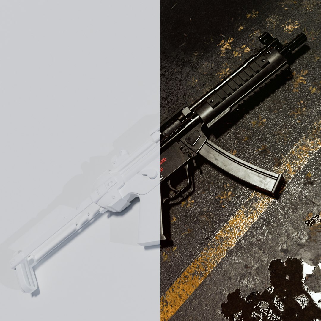 3D SMG Model - TurboSquid 1792338
