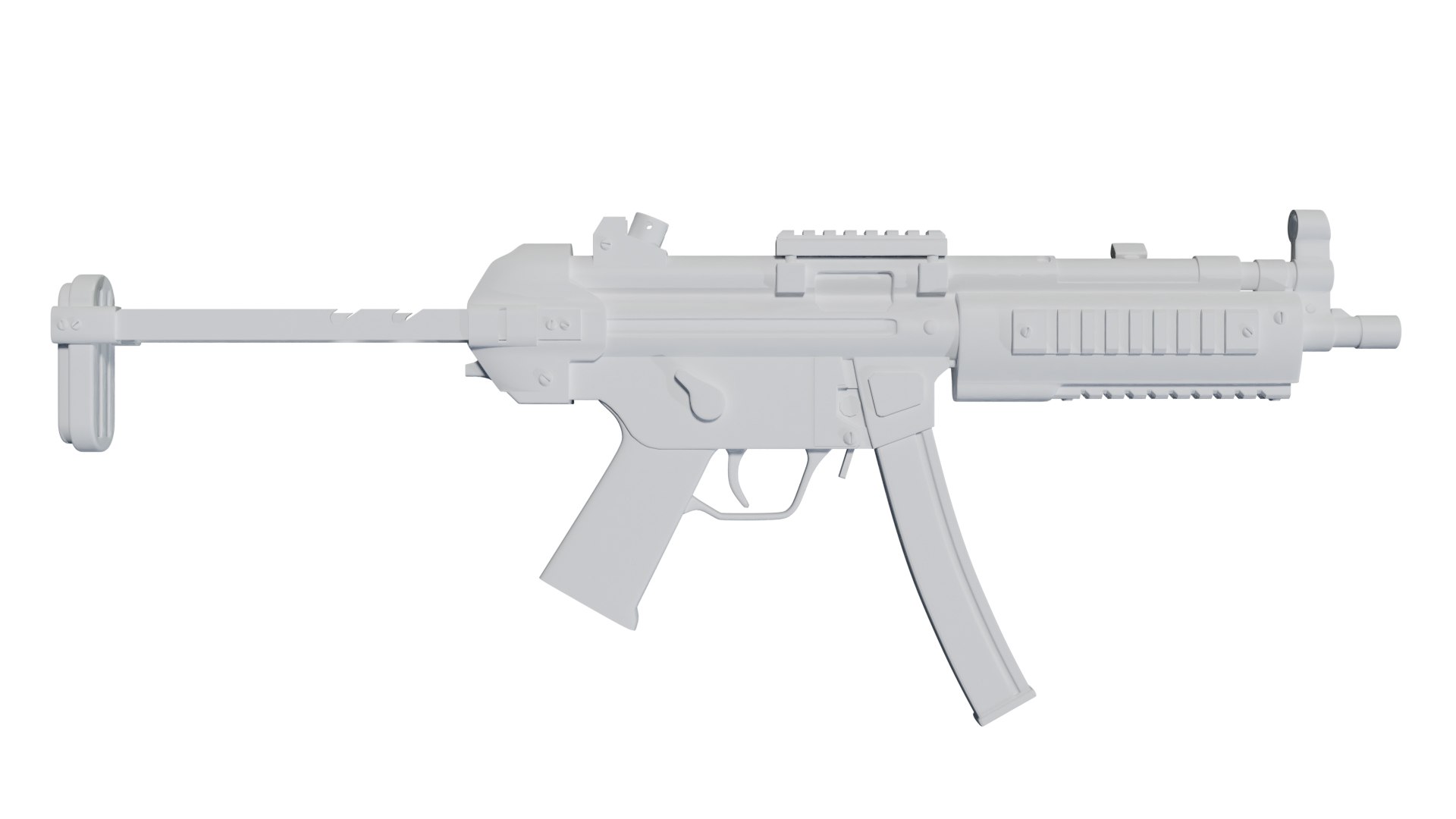 3D SMG Model - TurboSquid 1792338