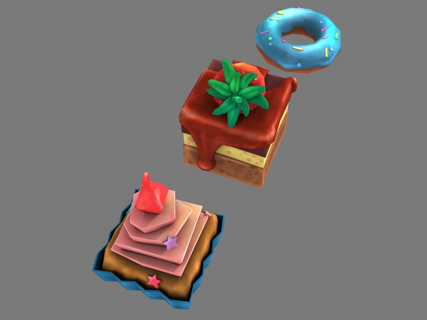 3D baking stylized begel model - TurboSquid 1408847