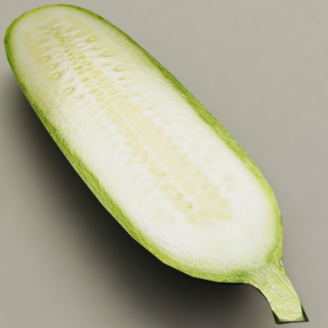 3d Model Cucumber Modelled