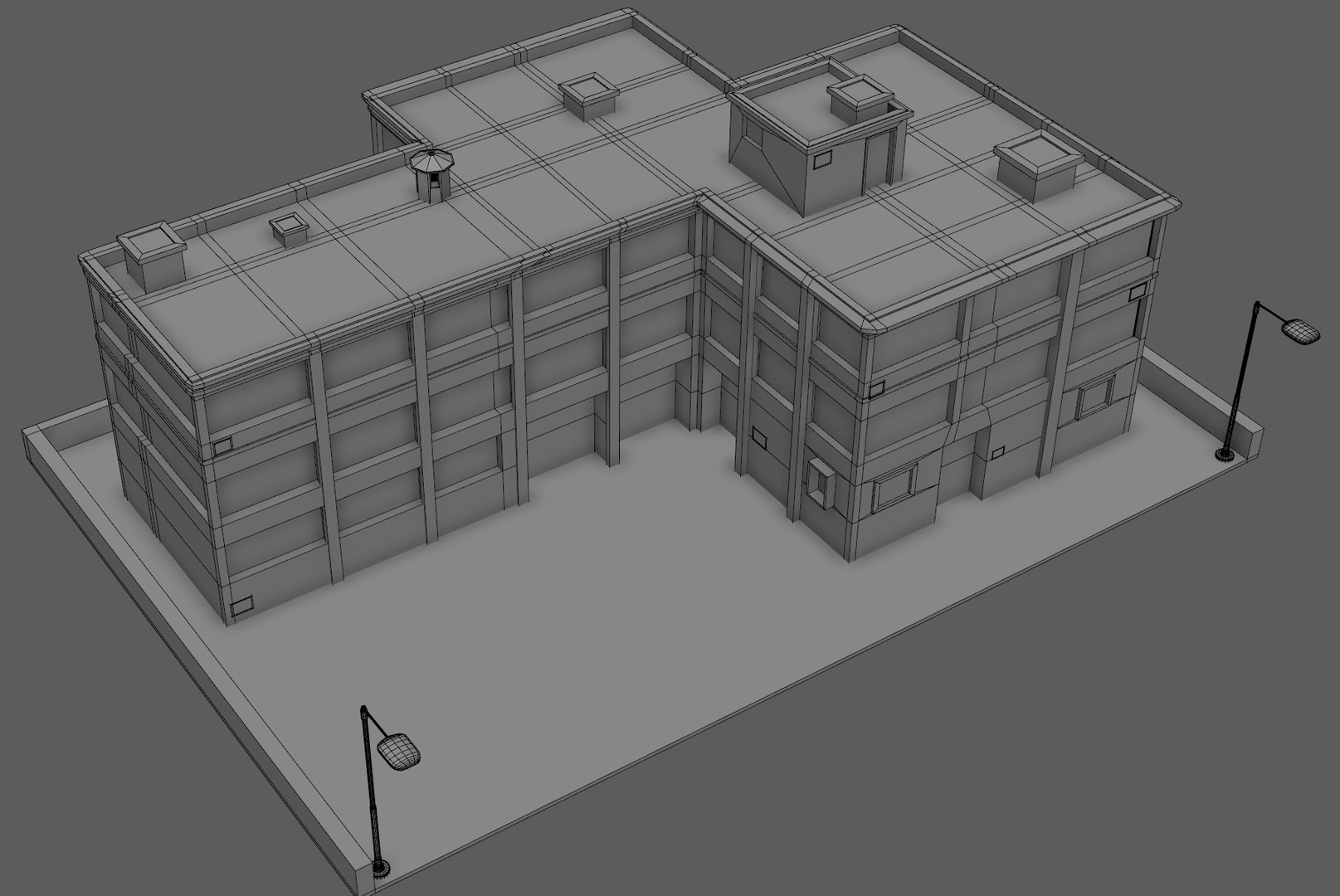 Architecture Structure 3D Model - TurboSquid 1363690