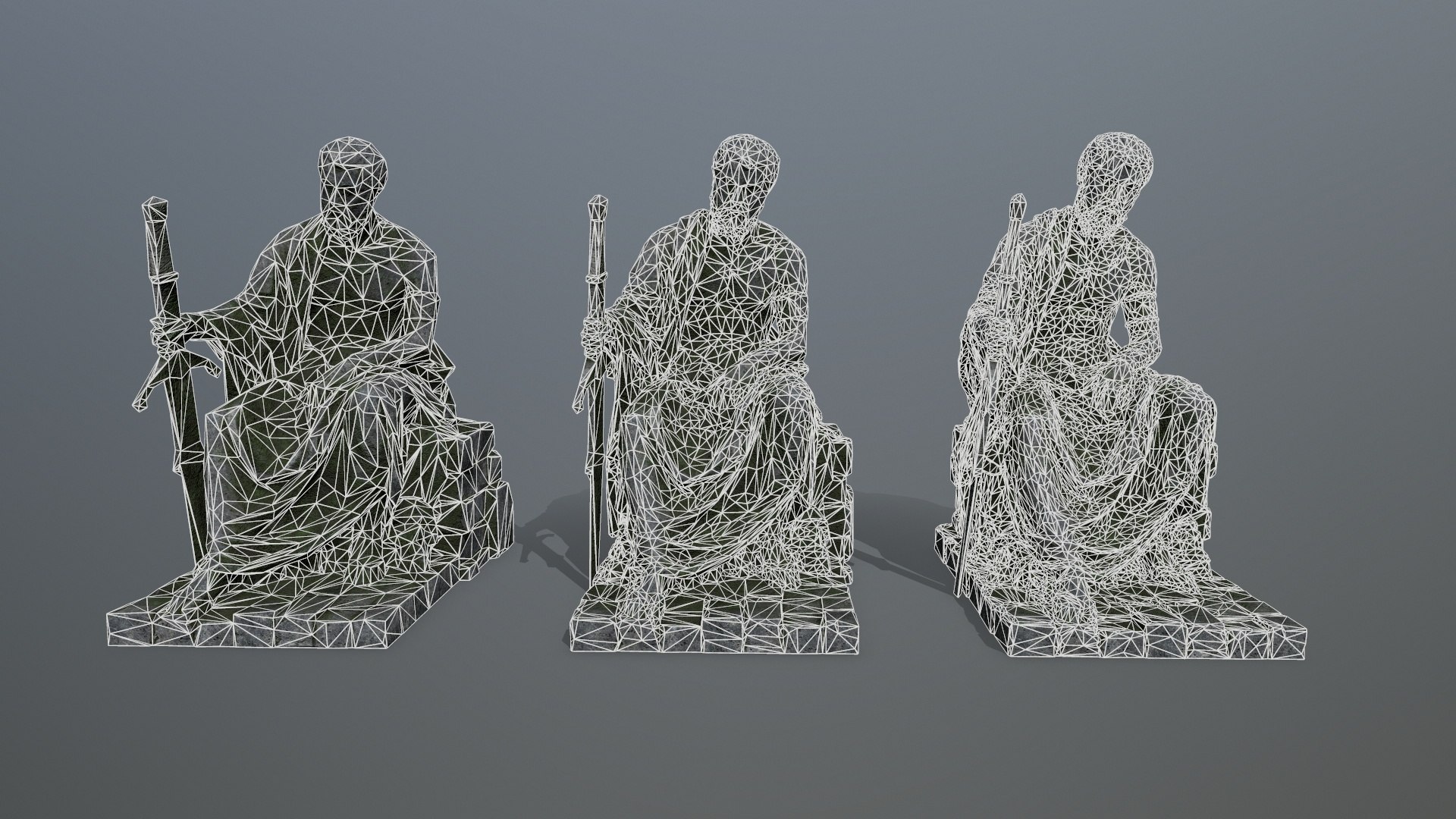 3D Statue Model - TurboSquid 2153472