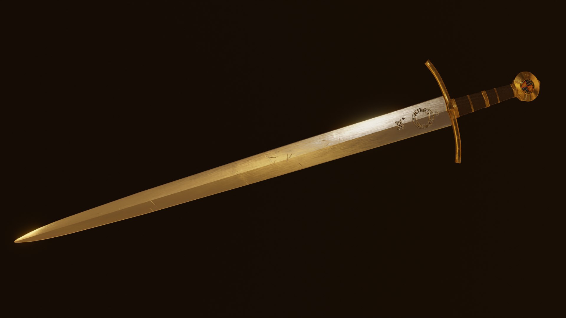 Royal Medieval Sword Of Edward III 3D - TurboSquid 1982890