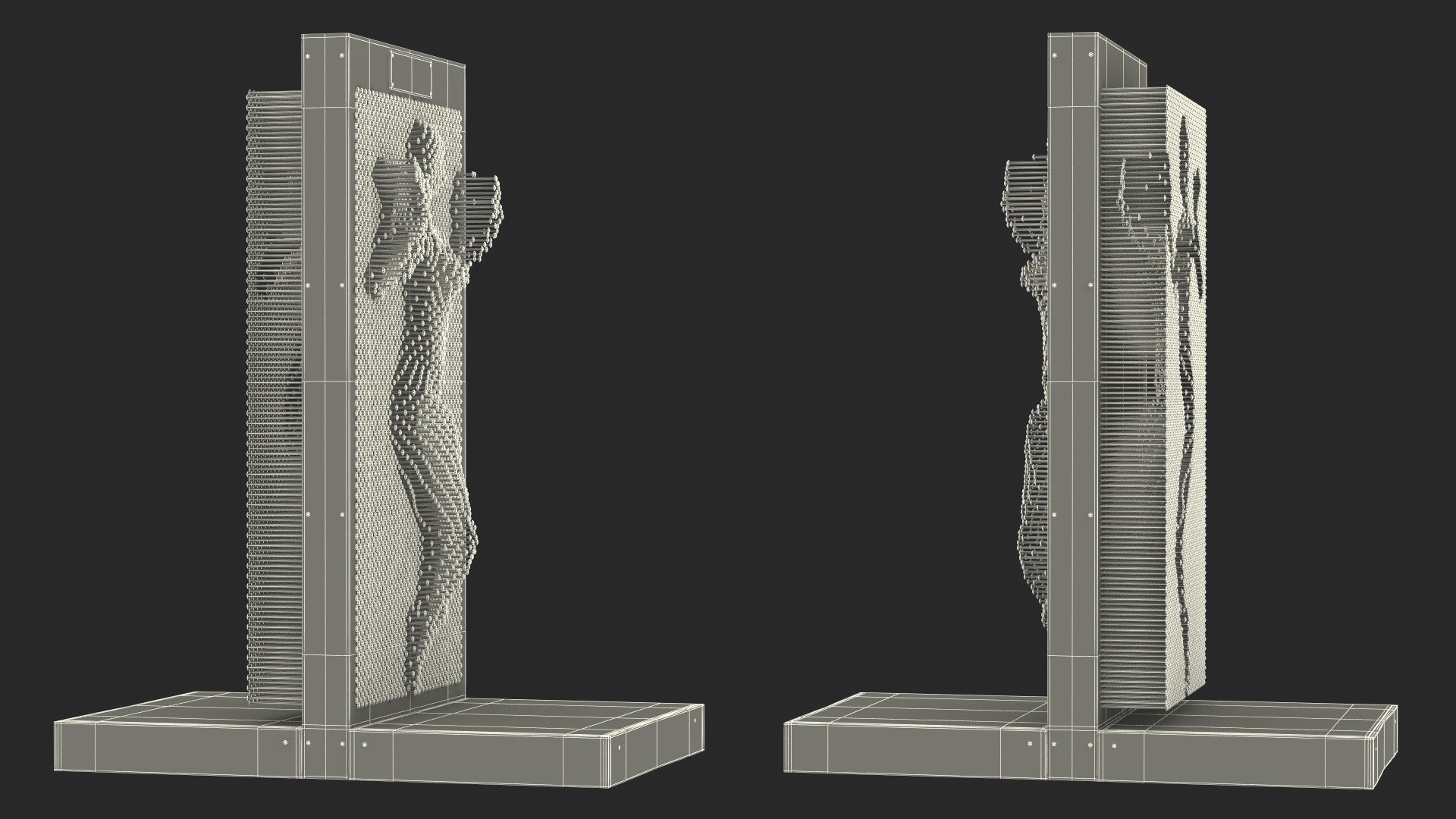 3D Giant Pin Art Woman model - TurboSquid 2154568