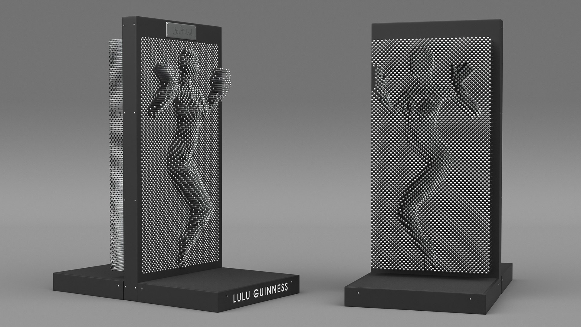 3D Giant Pin Art Woman Model - TurboSquid 2154568