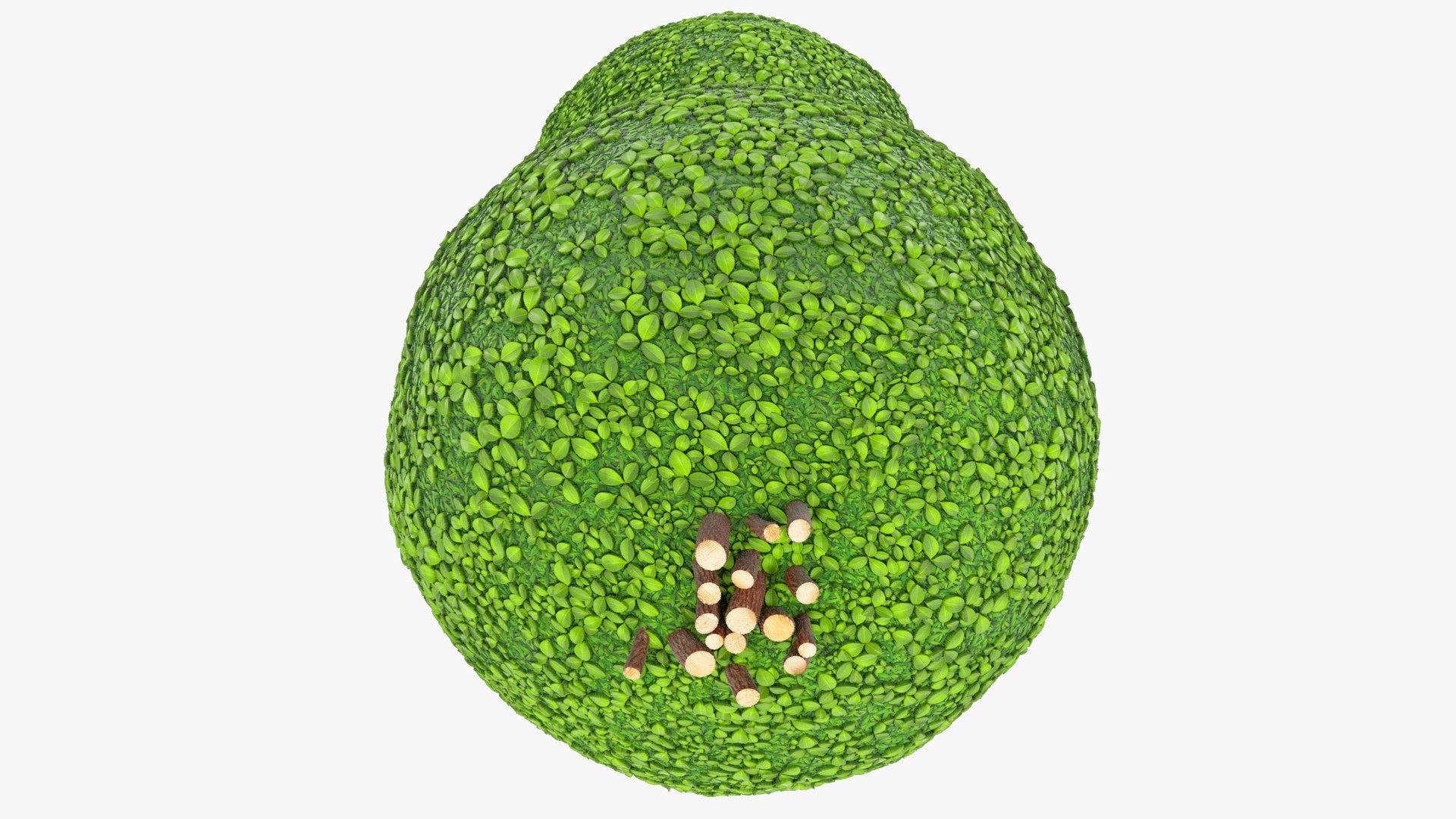 3D Sphere Bush V5 - TurboSquid 2096517