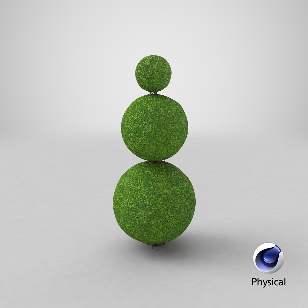 3D Sphere Bush V5 - TurboSquid 2096517