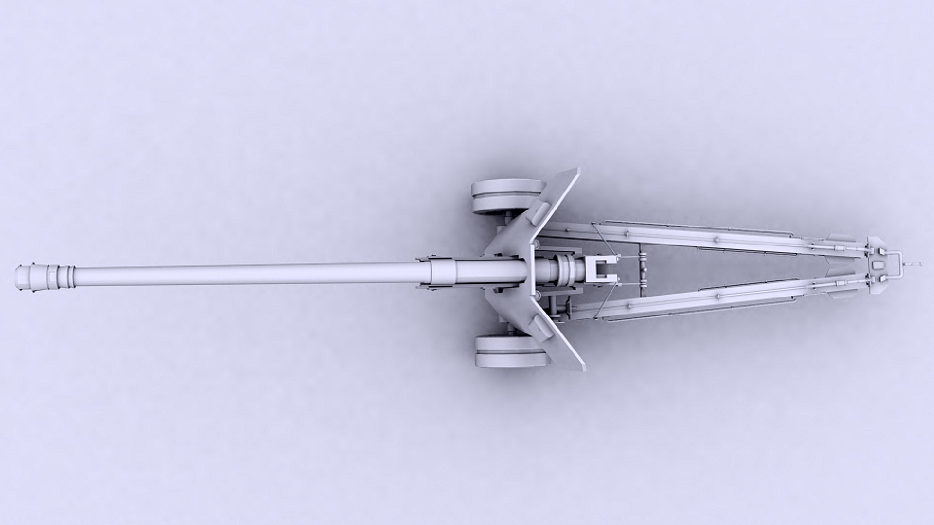 3ds Max Gun Bs-3 Anti-tank