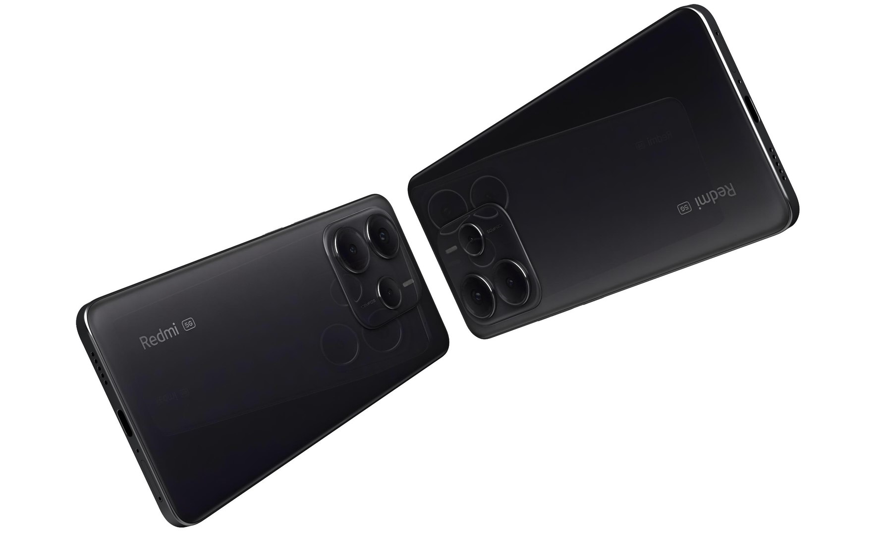 3D Xiaomi Redmi Note 14 5G Black Model - TurboSquid 2344258