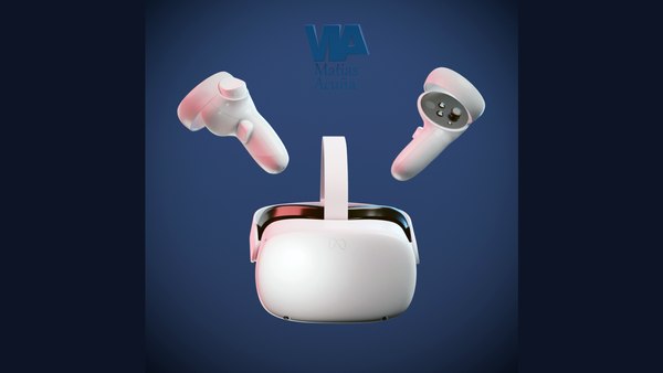 modelo 3d Oculus Meta Quest 2 controllers - TurboSquid 2103958