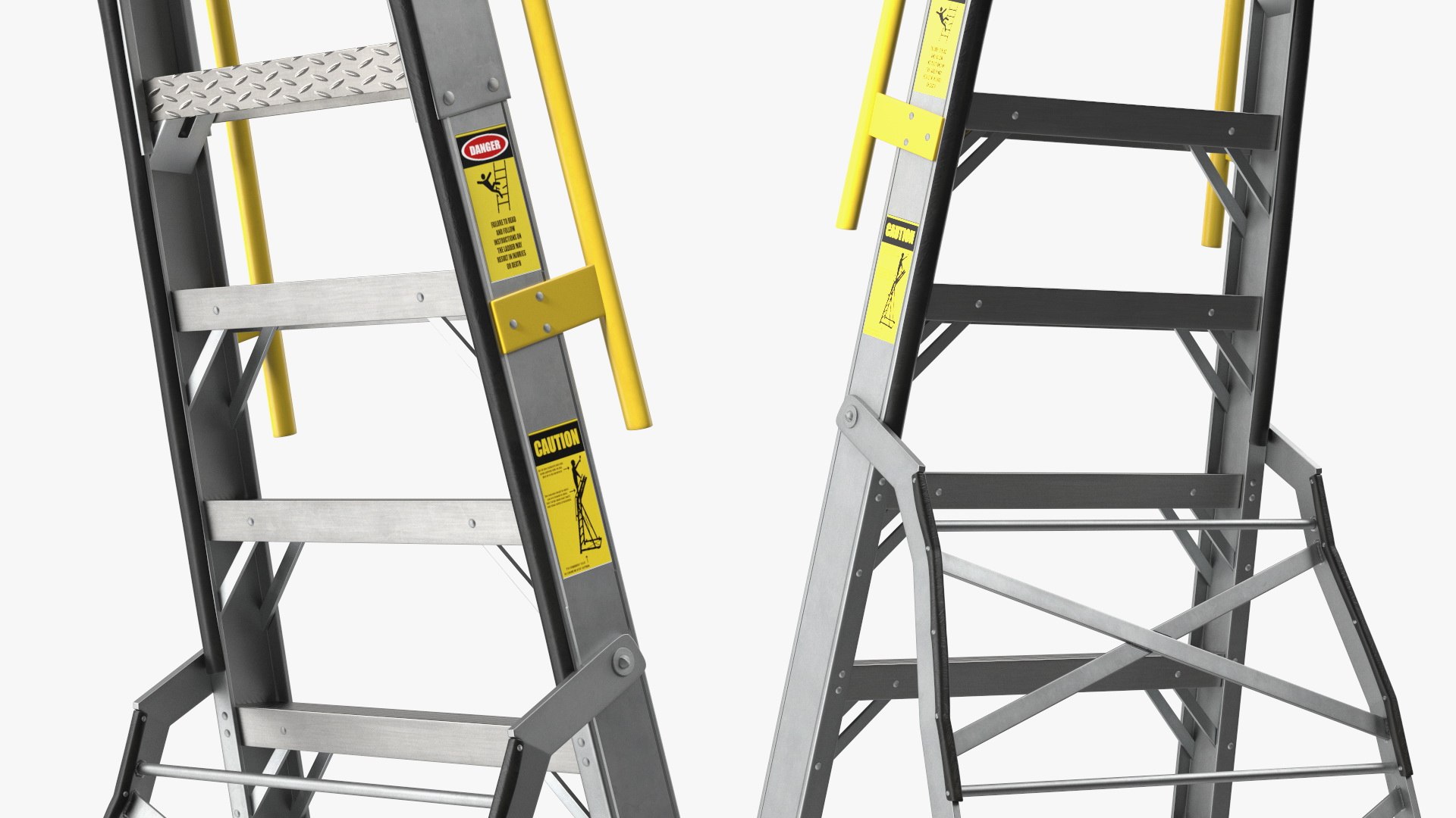 3D Engineering Aircraft Ladder 14 Ft - TurboSquid 2132232