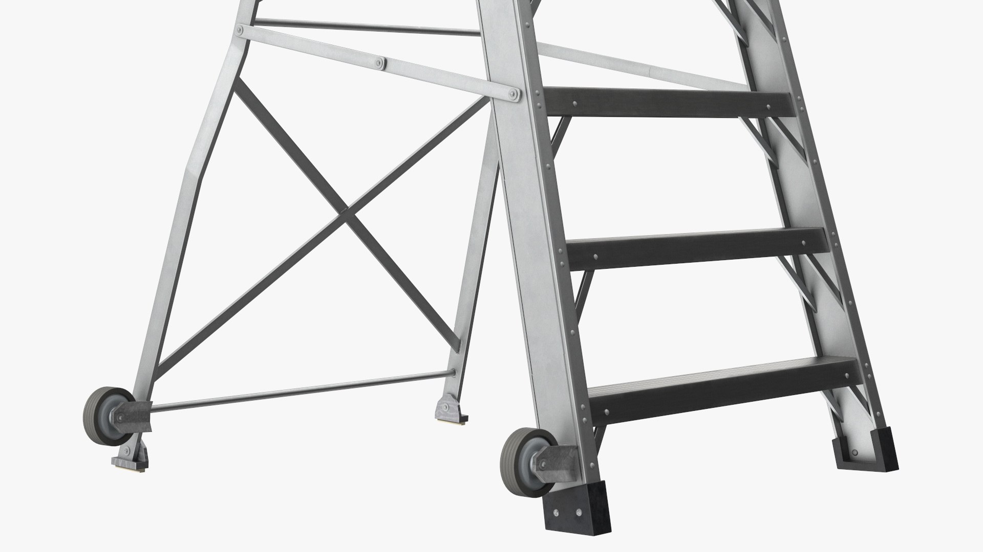 3D Engineering Aircraft Ladder 14 Ft - TurboSquid 2132232