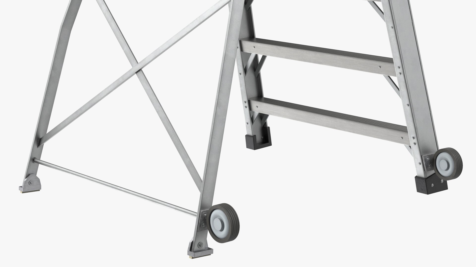 3D Engineering Aircraft Ladder 14 Ft - TurboSquid 2132232