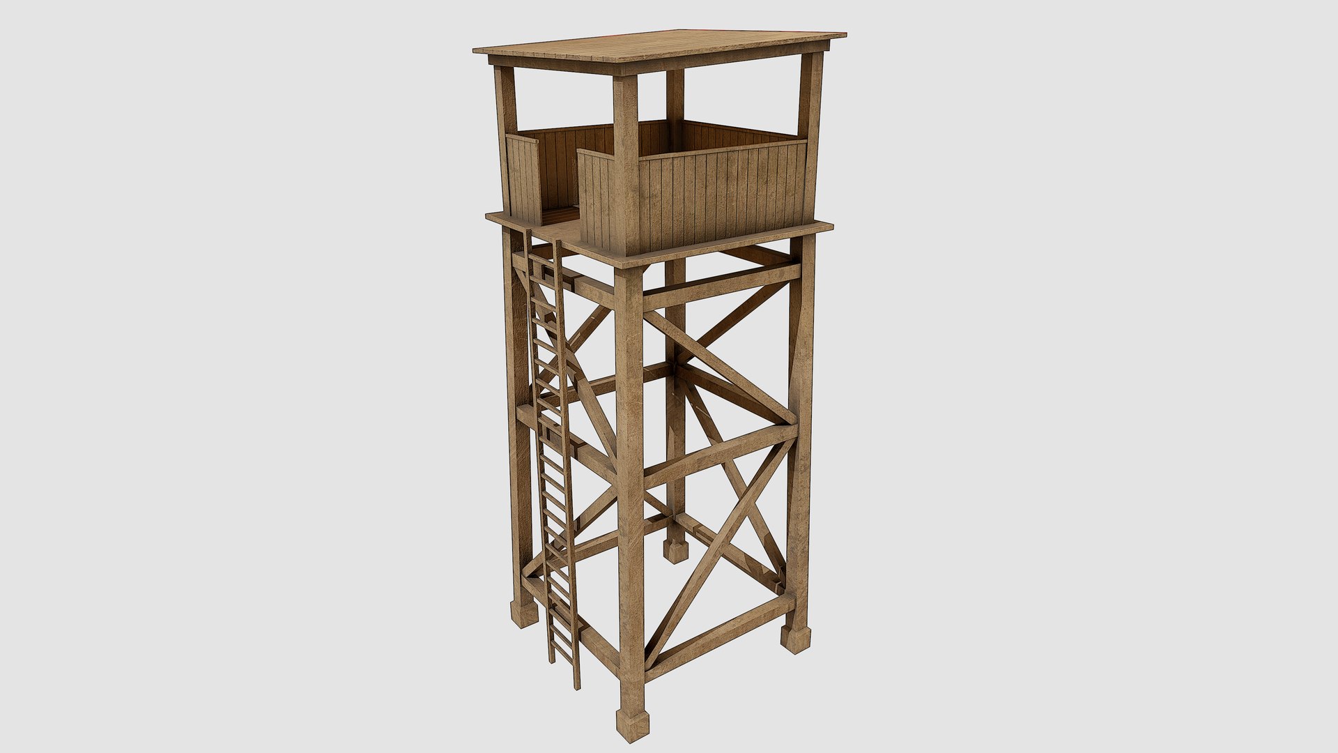 Guard Tower 1 3D - TurboSquid 1718322