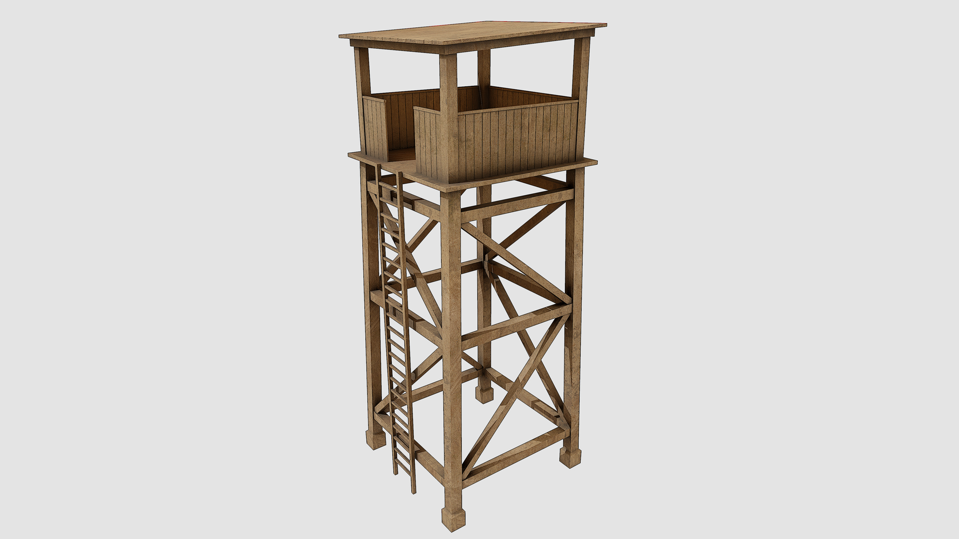 Guard Tower 1 3D - TurboSquid 1718322