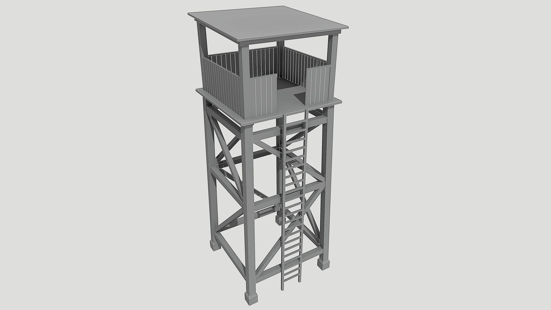 Guard Tower 1 3D - TurboSquid 1718322