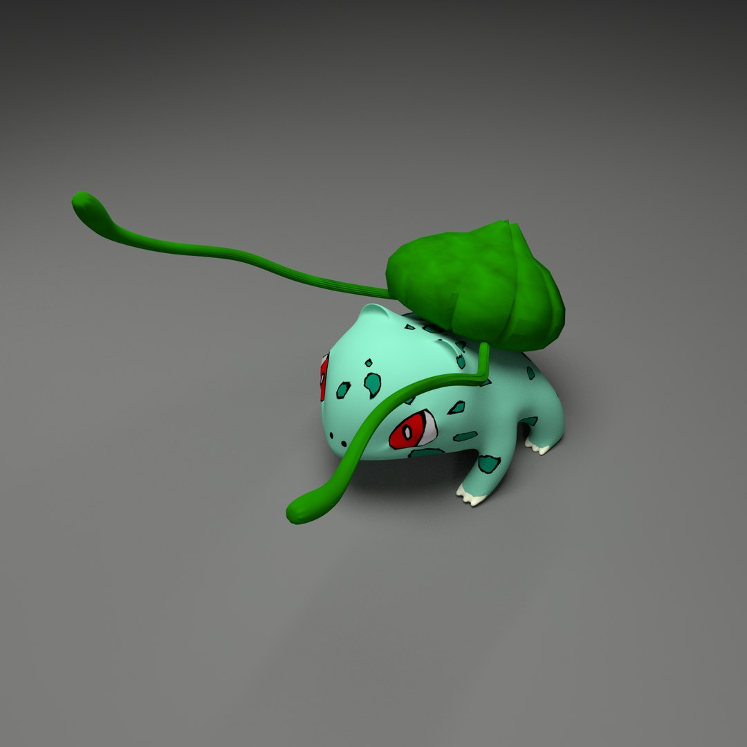 3d Obj Bulbasaur Pokemon