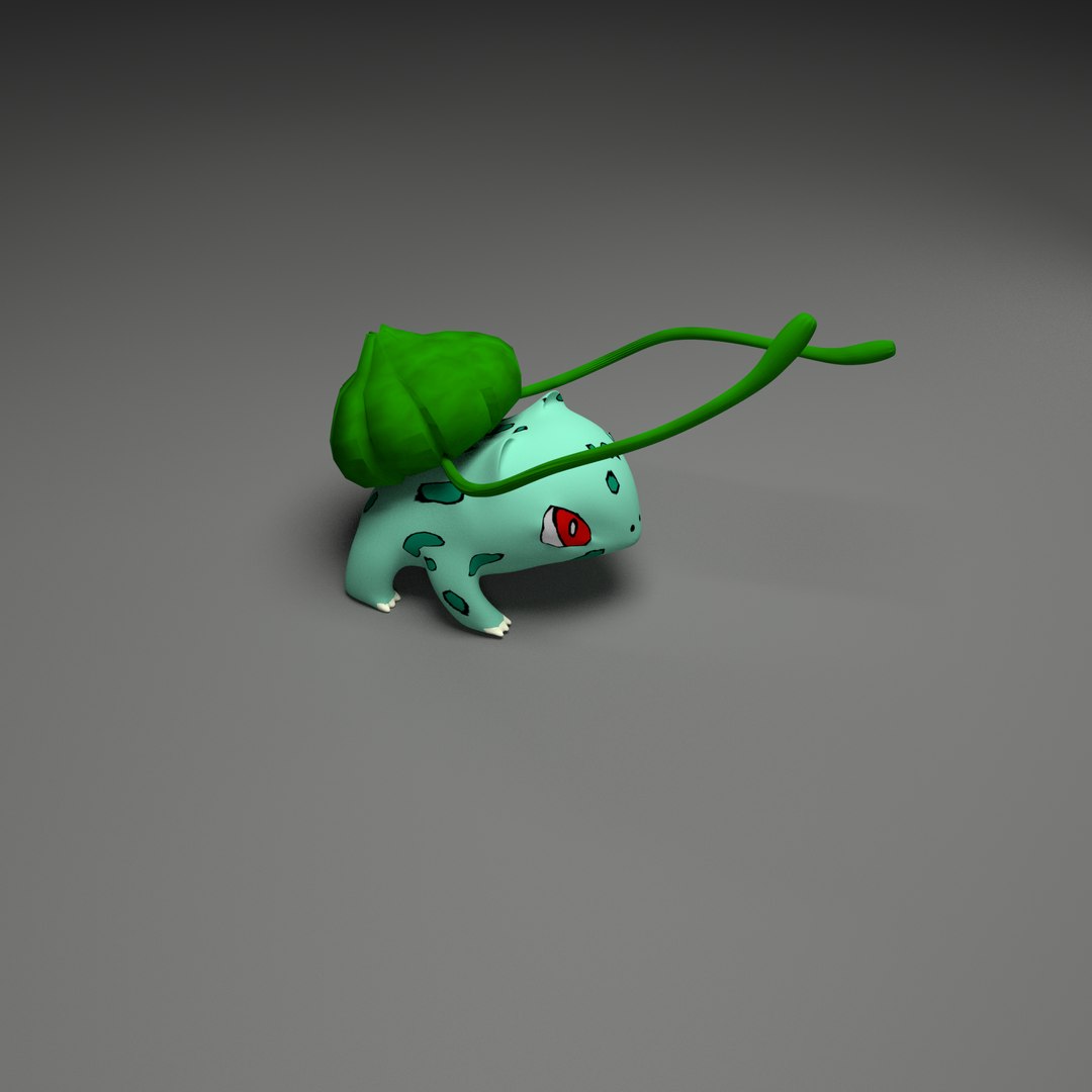 3d Obj Bulbasaur Pokemon