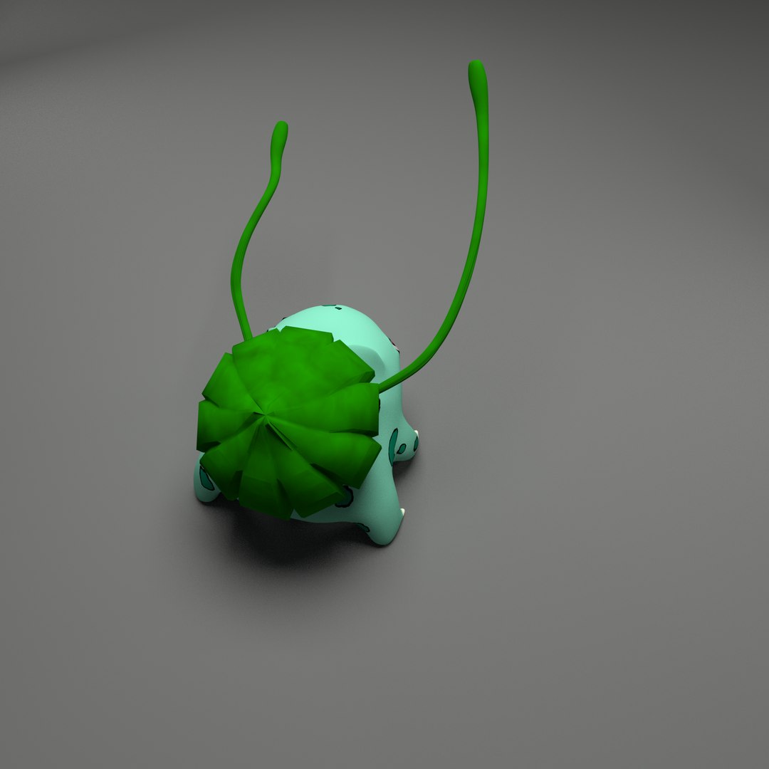 3d Obj Bulbasaur Pokemon