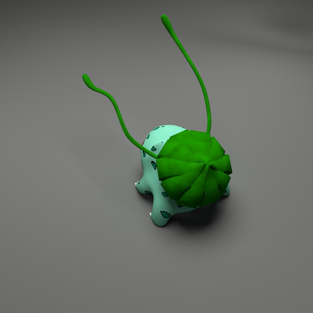 3d Obj Bulbasaur Pokemon