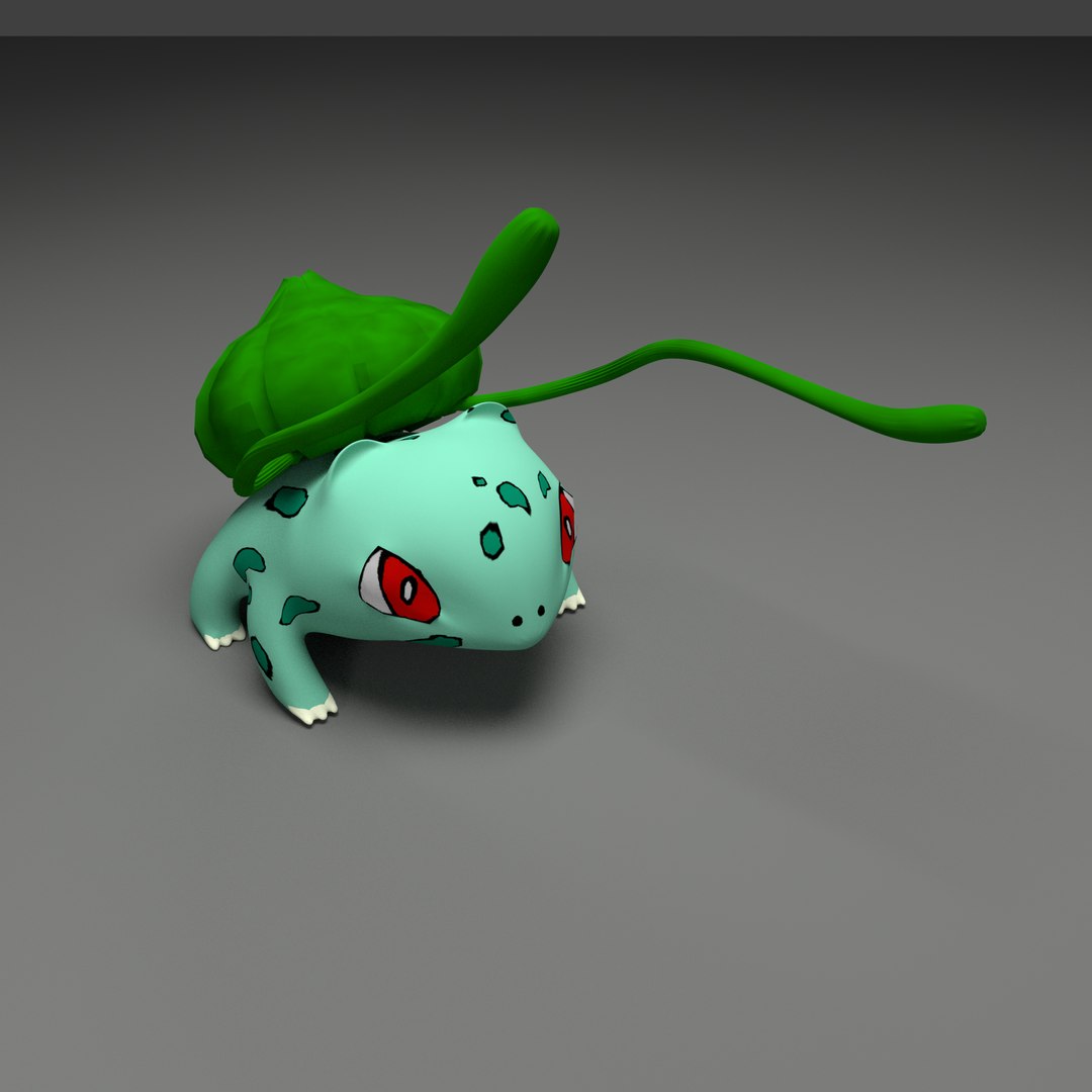 3d Obj Bulbasaur Pokemon