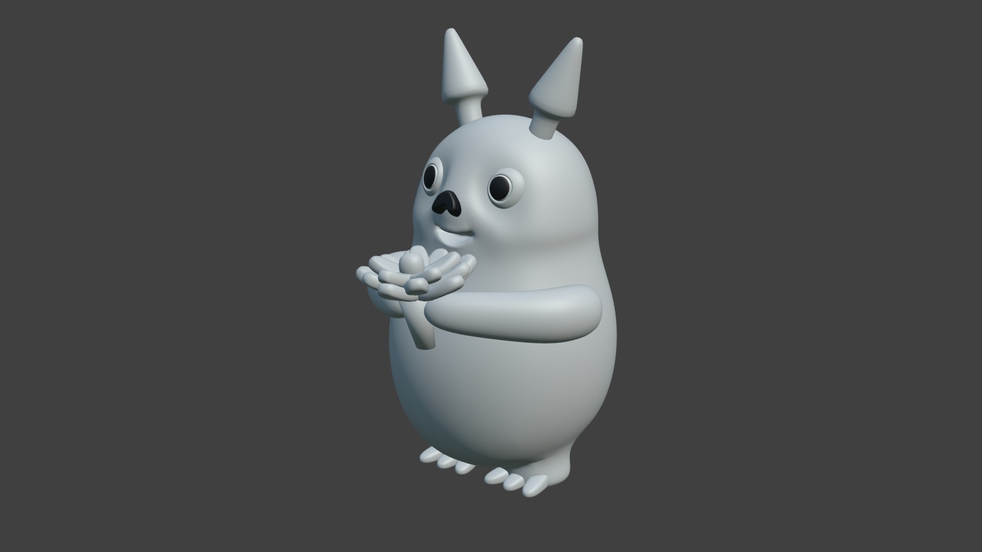 Totoro 3D Model - TurboSquid 1975056