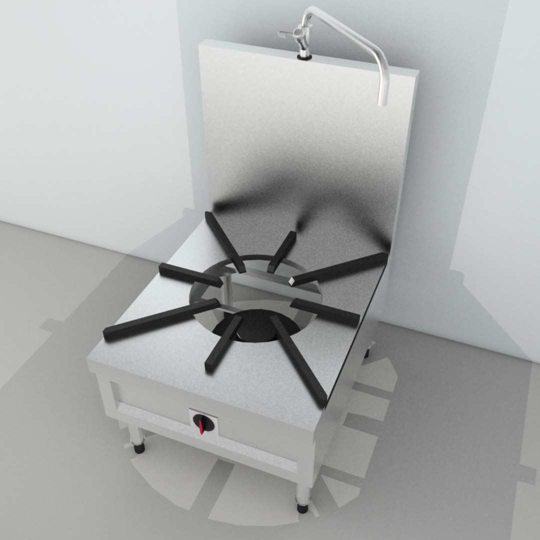 3d model gas stock pot