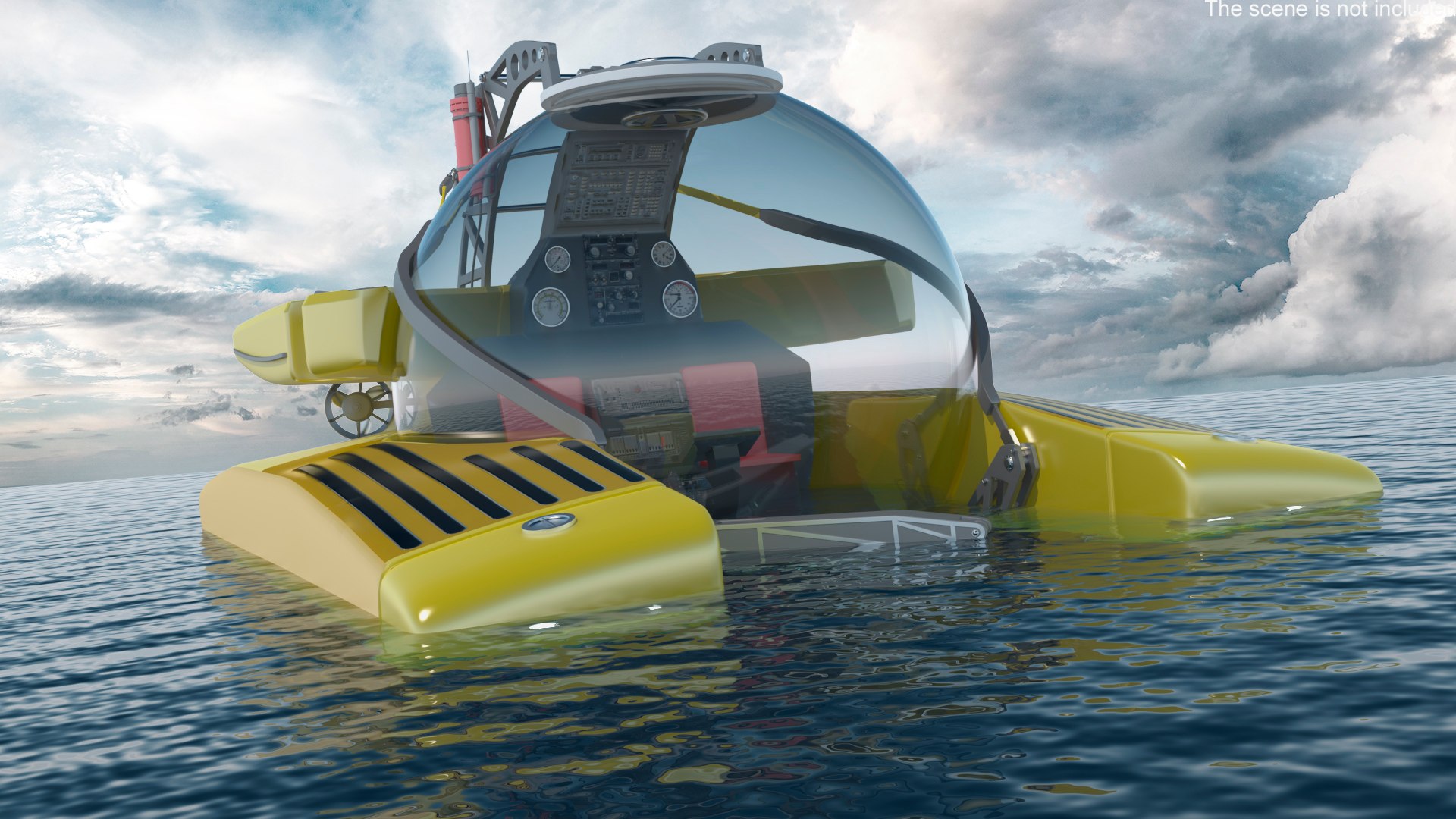 3D Triton Personal Submarine Model - TurboSquid 2185761