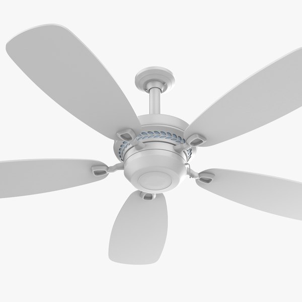 realistic ceiling fan 3d model