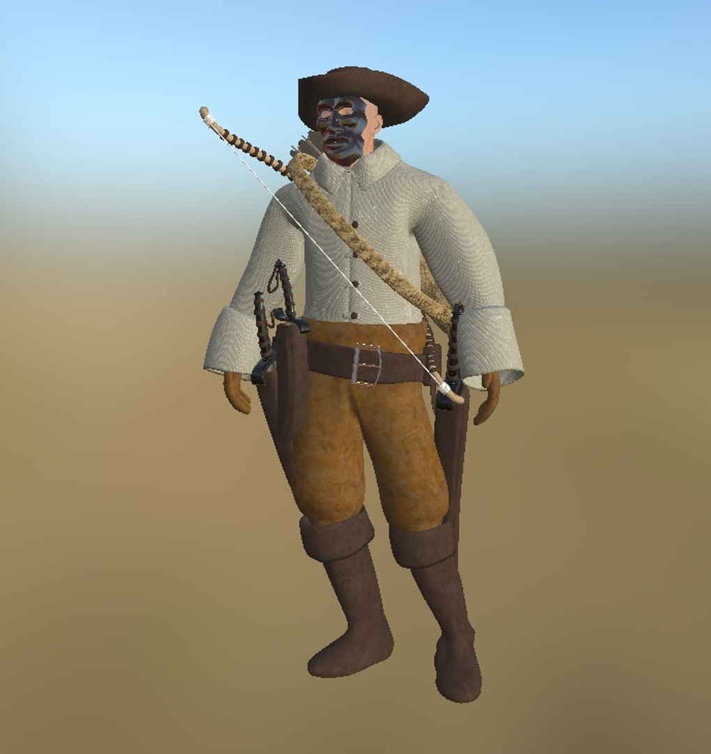 Pirate Pose Pbr Model - TurboSquid 1639508