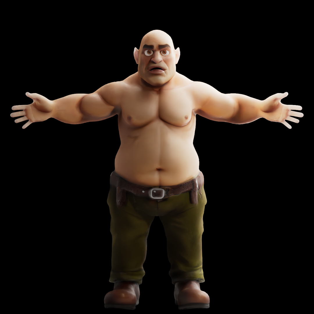 3D Model Game Ready Character Rigged - TurboSquid 2280118