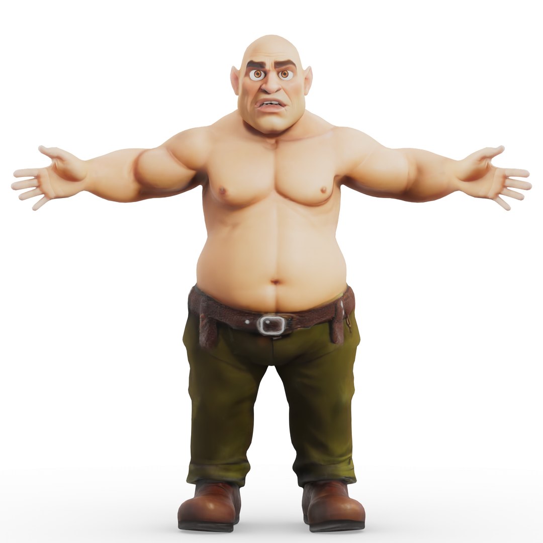 3D Model Game Ready Character Rigged - TurboSquid 2280118