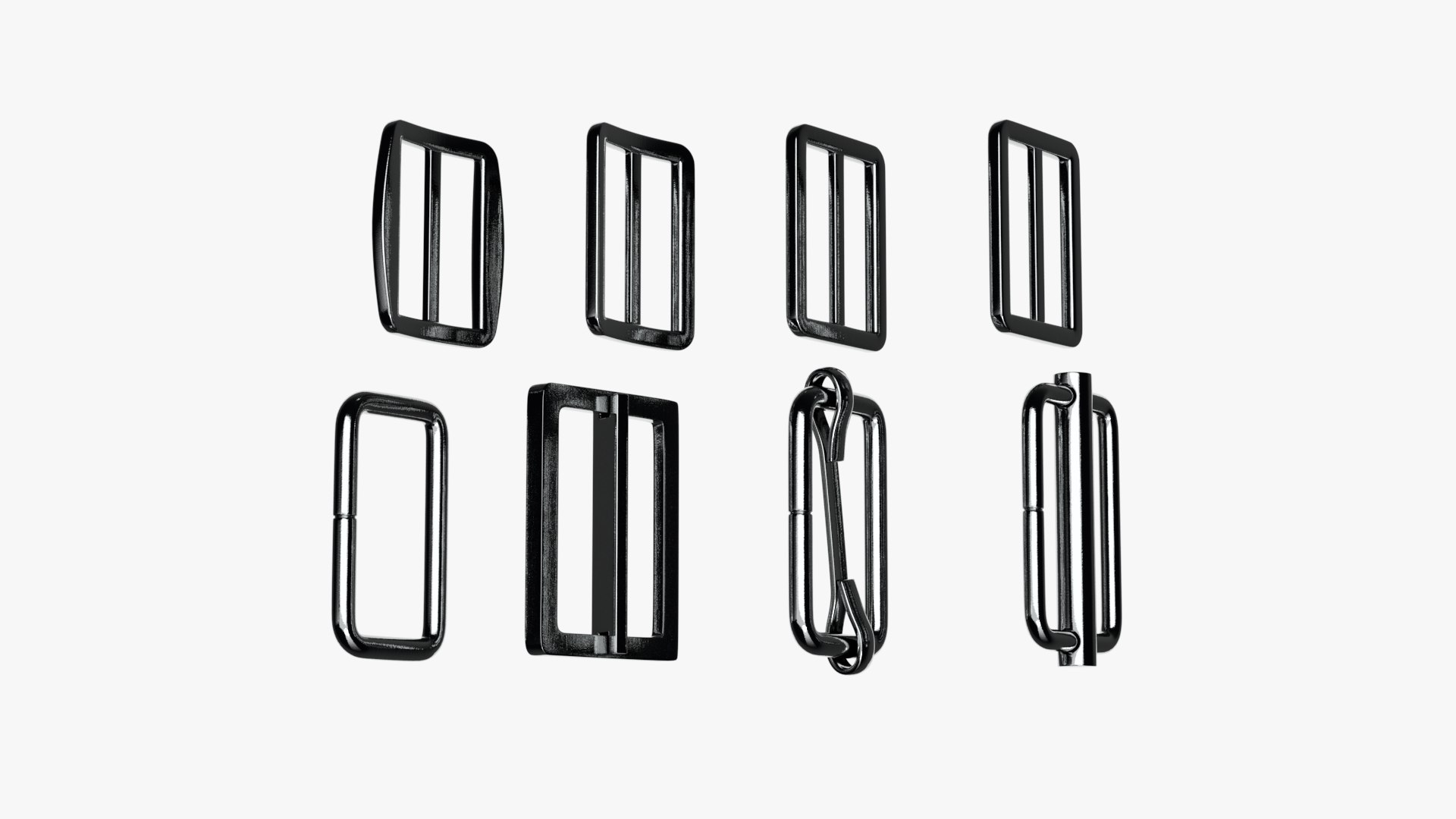Strap Adjusters A 3D model - TurboSquid 1734238