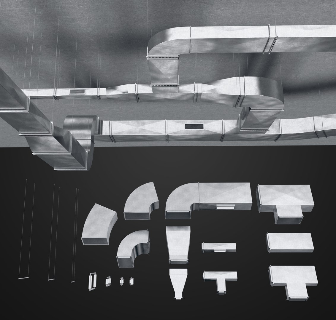 3d air conditioning model