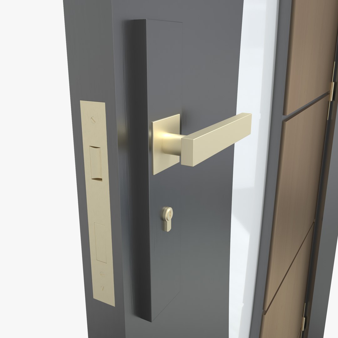 Modern Exterior Door 3D model - TurboSquid 2145689