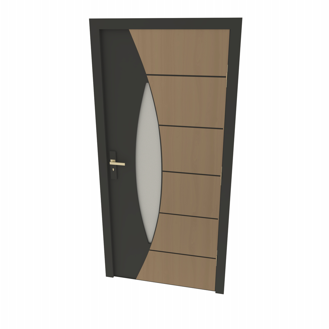 Modern Exterior Door 3D model - TurboSquid 2145689