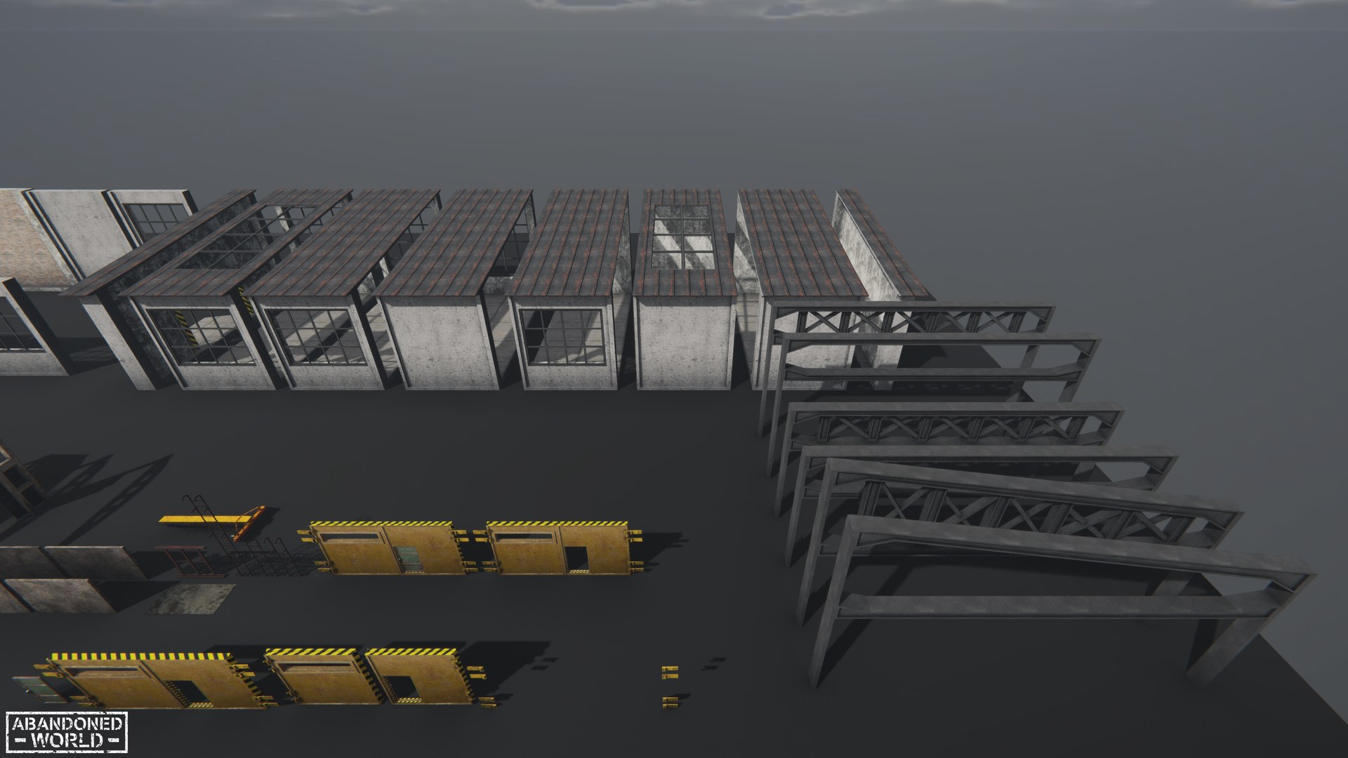 3D Modular Warehouse For Unity - TurboSquid 2398321