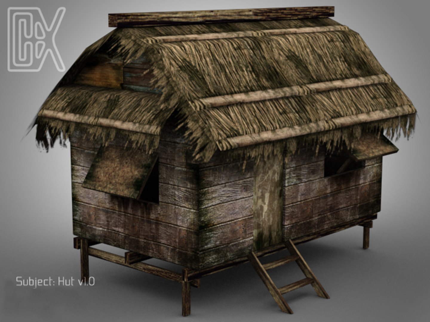 Hut shack 3D model - TurboSquid 1322395