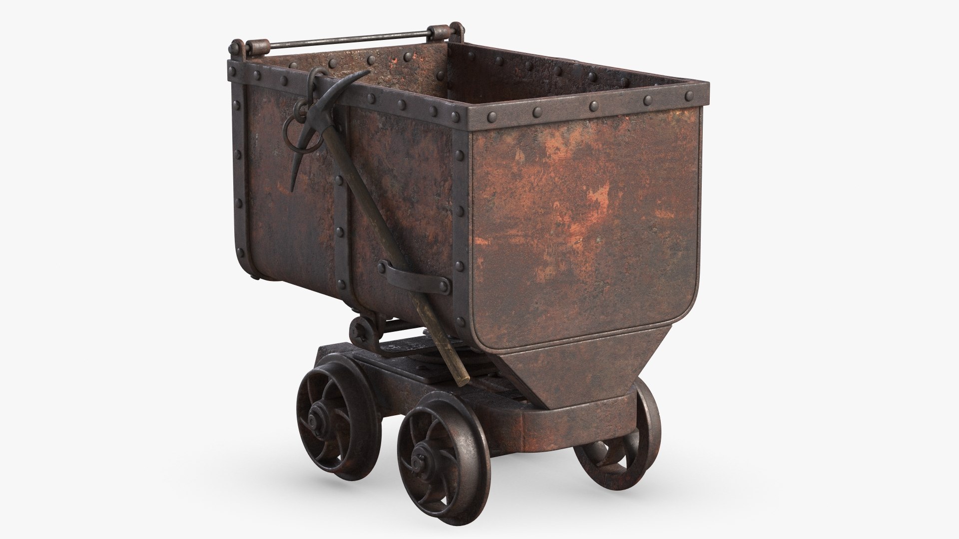 Mine Cart 3D model - TurboSquid 1869396