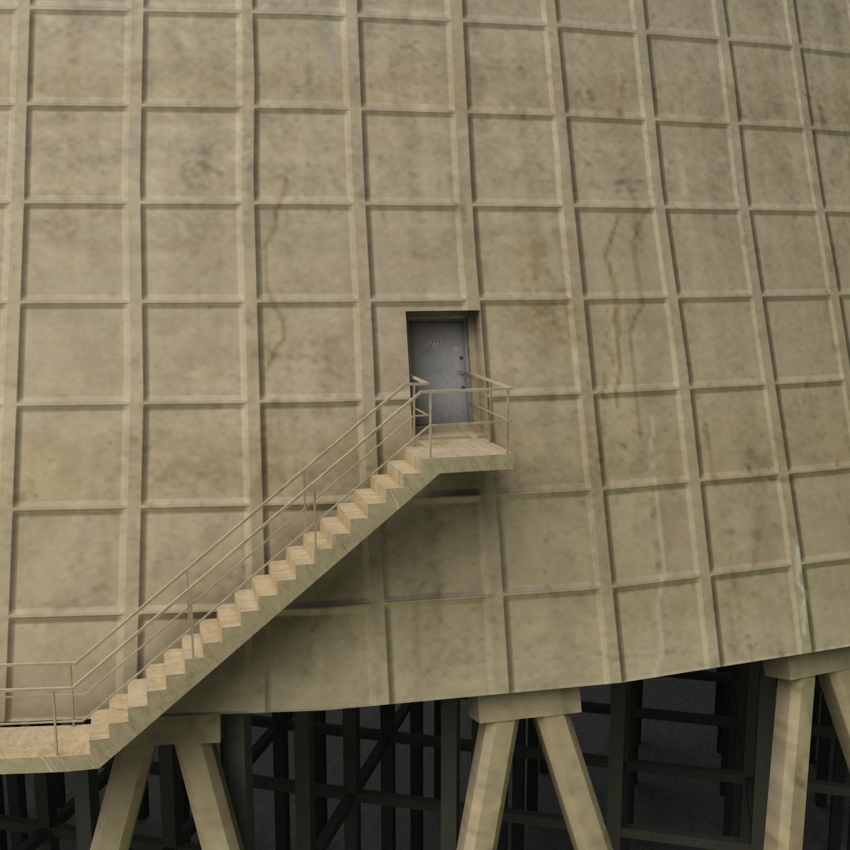 cooling tower 3d model