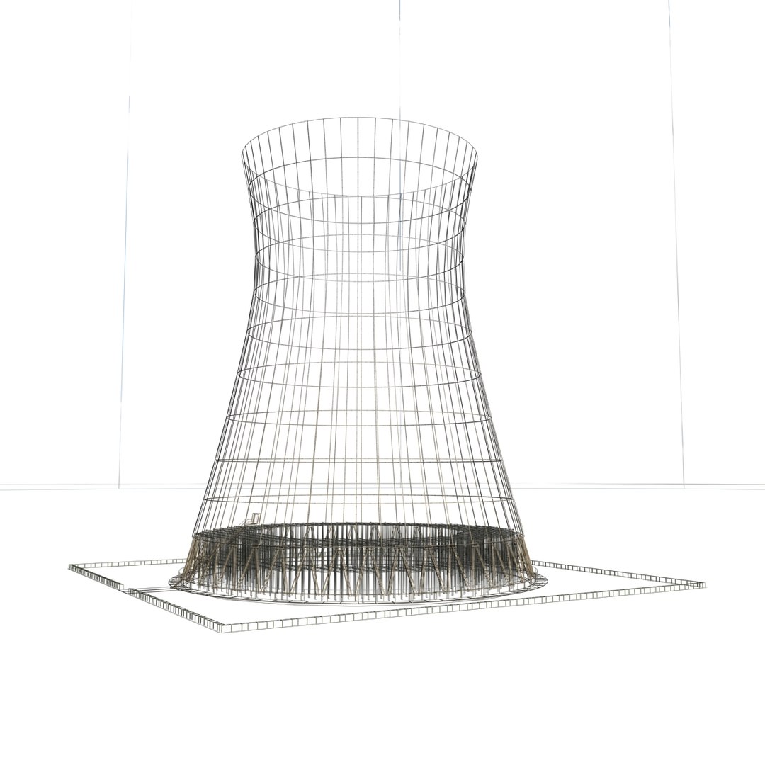 Cooling Tower 3d Model