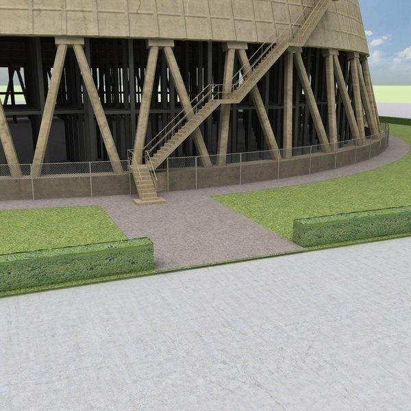 cooling tower 3d model