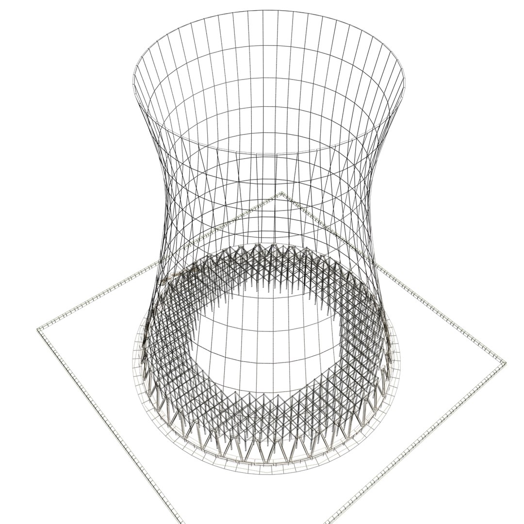 Cooling Tower 3d Model