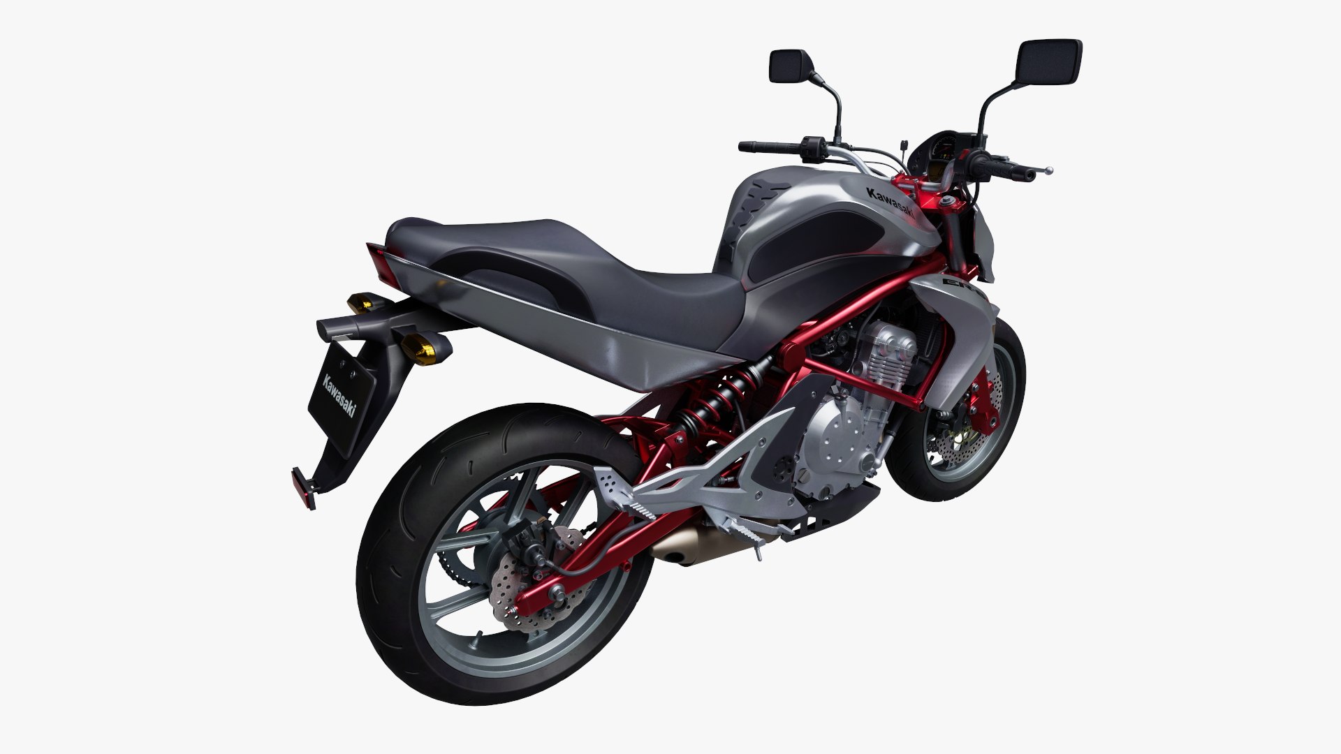 Kawasaki ER-6N 3D Model - TurboSquid 2091495