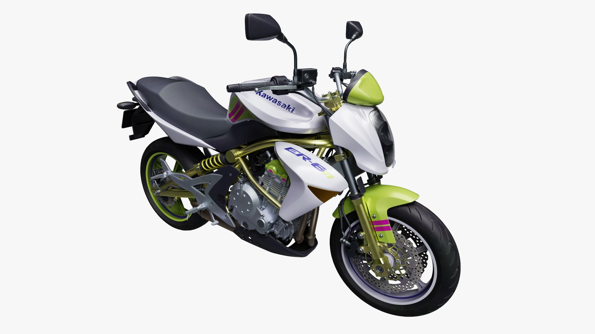 Kawasaki ER-6N 3D Model - TurboSquid 2091495