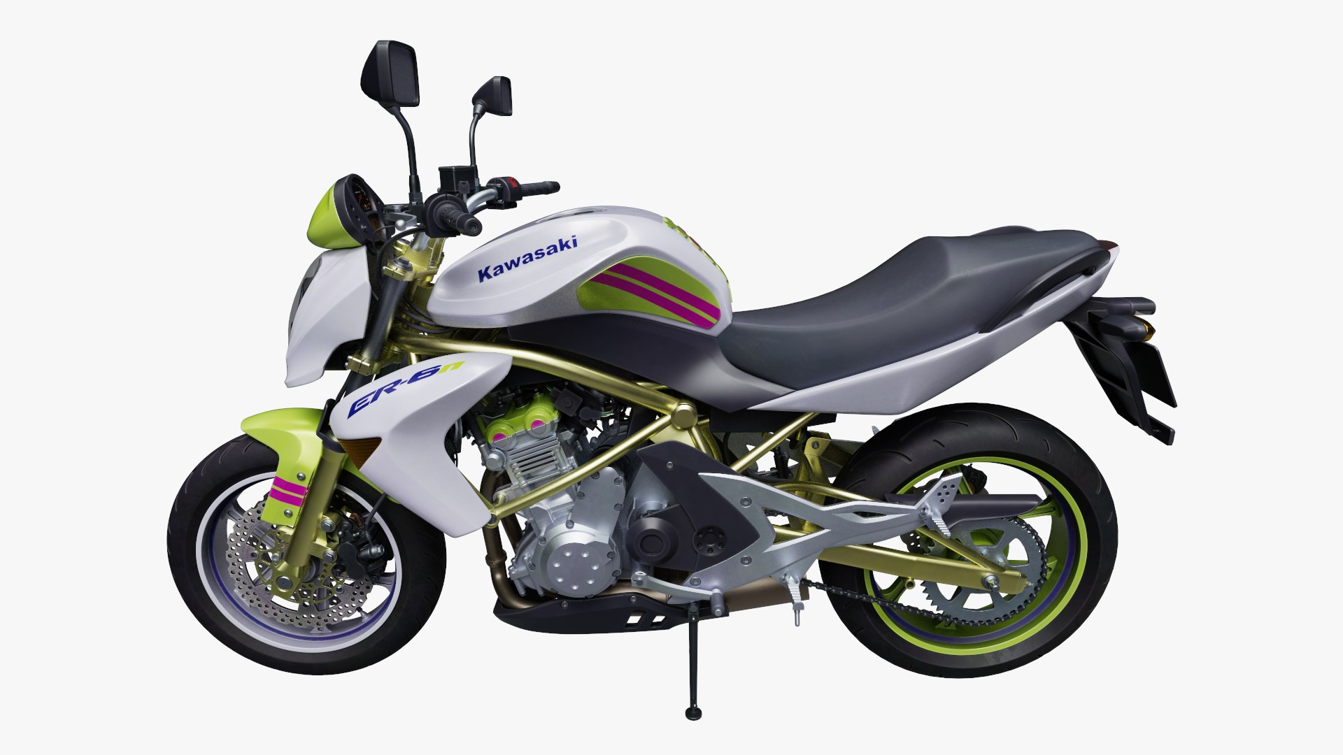 Kawasaki ER-6N 3D Model - TurboSquid 2091495