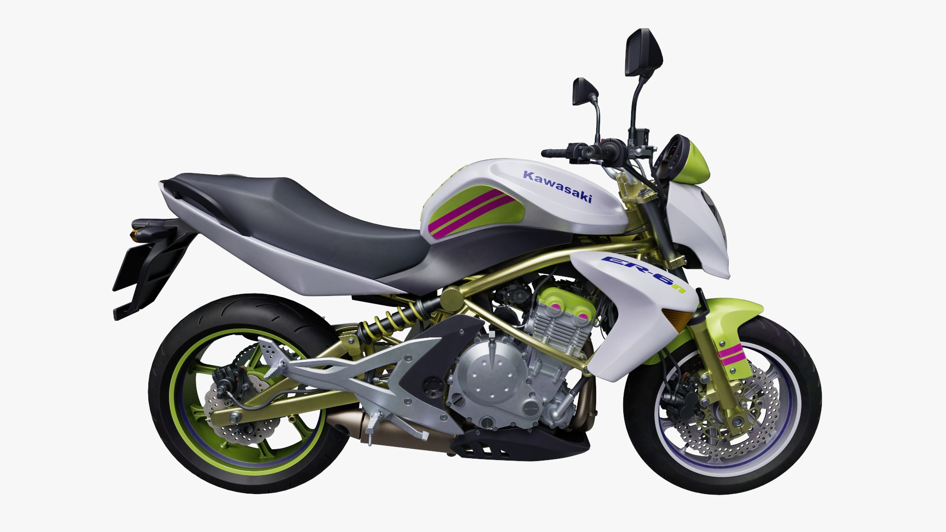 Kawasaki ER-6N 3D Model - TurboSquid 2091495