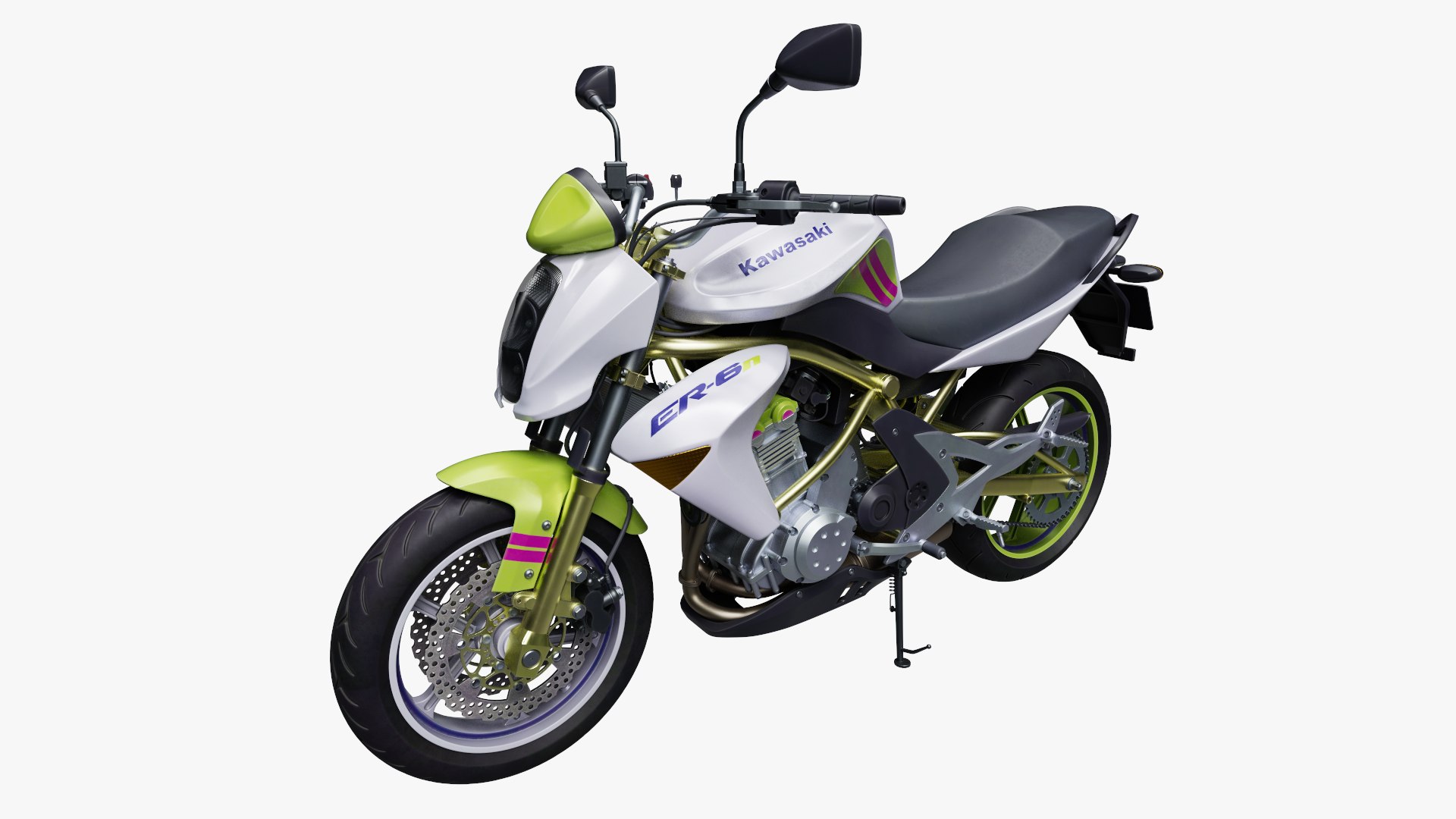 Kawasaki ER-6N 3D Model - TurboSquid 2091495